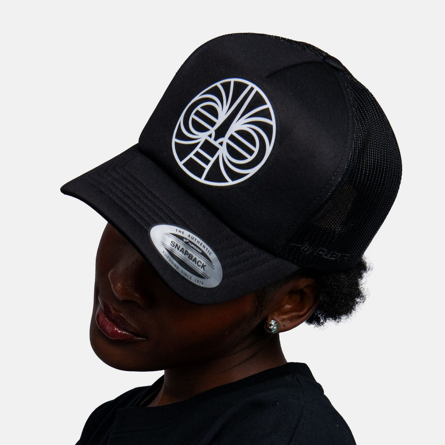 Butan Aluta Mask | Snapback Trucker Cap | Black