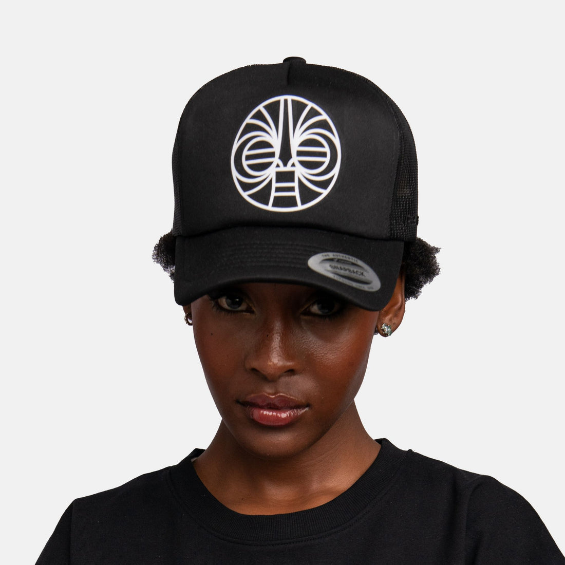 Butan Aluta Mask | Snapback Trucker Cap | Black