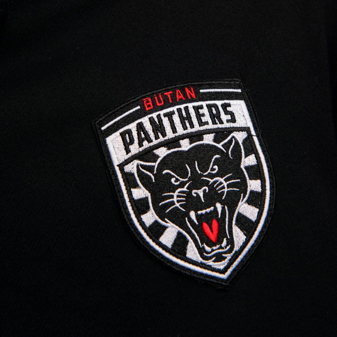 Butan Panthers | Africa Unite Hooded Sweater | Black