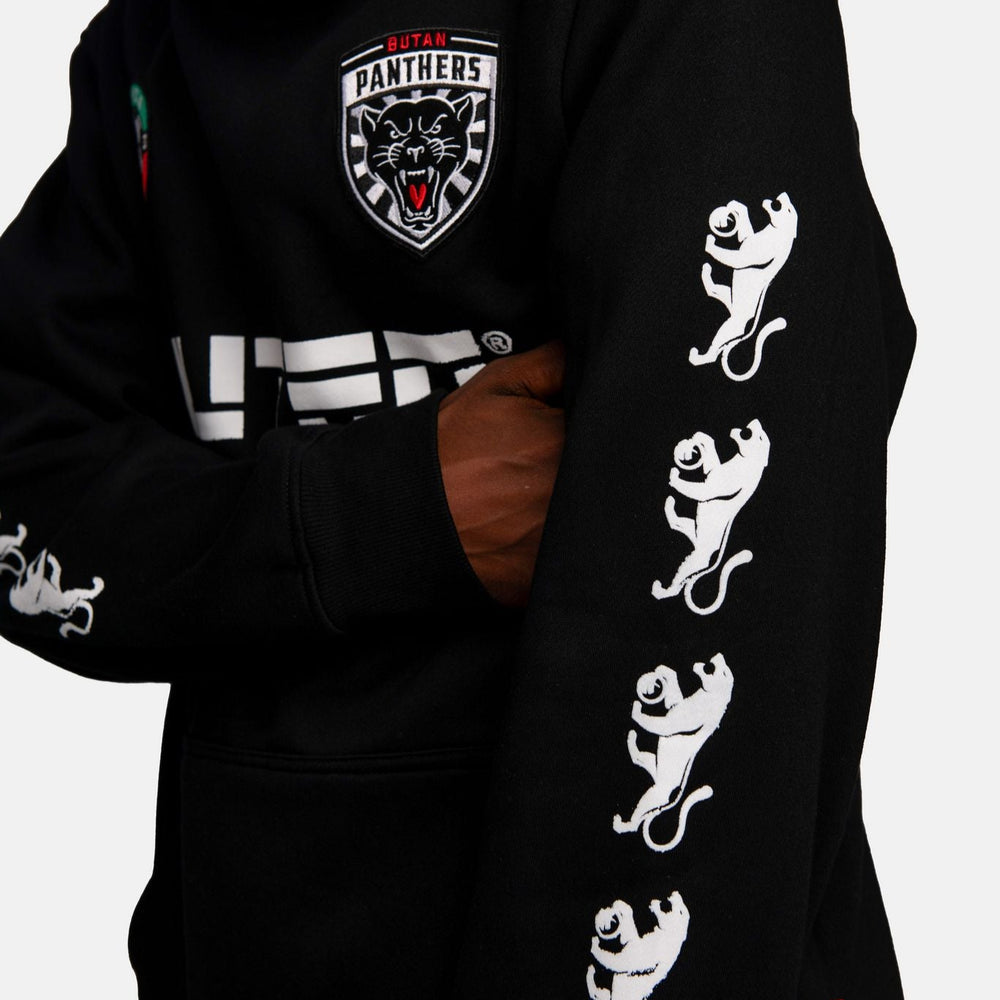 Butan Panthers | Africa Unite Hooded Sweater | Black